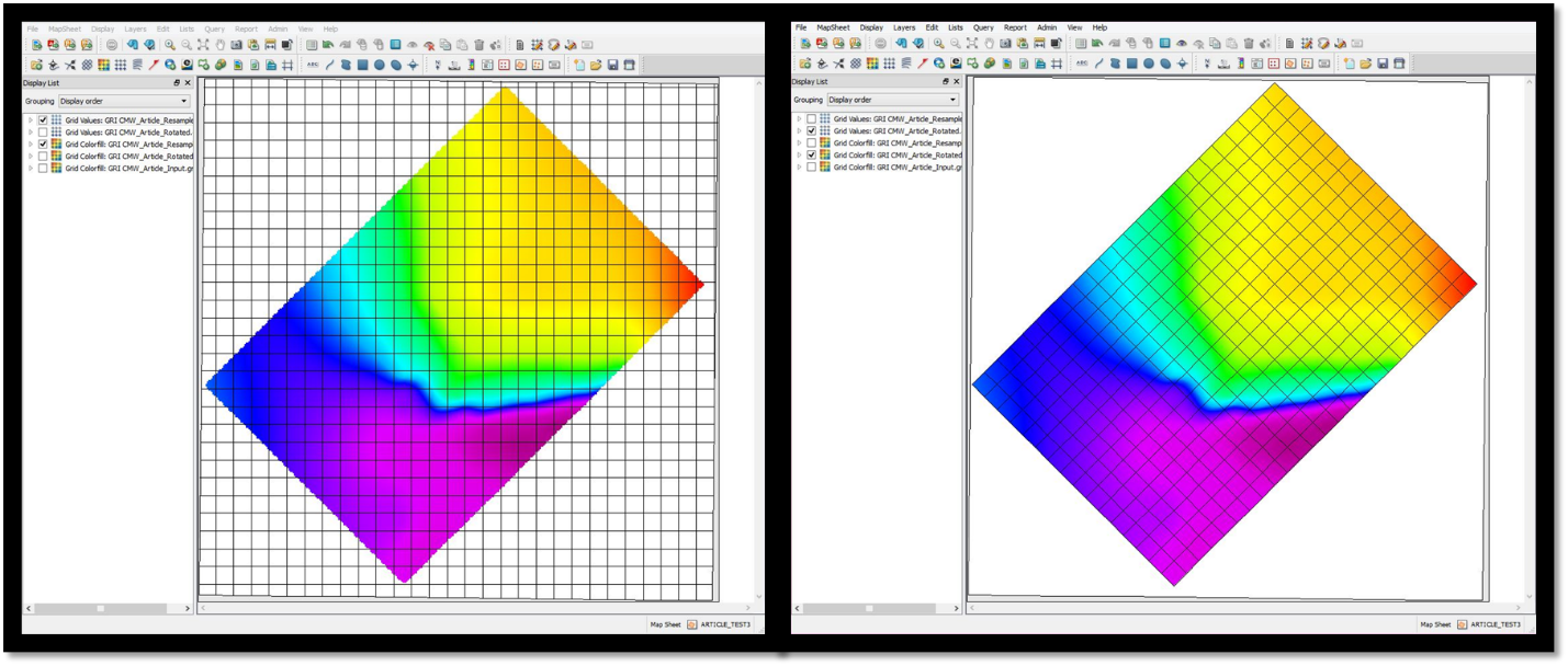 Correcting Grid Rotation
