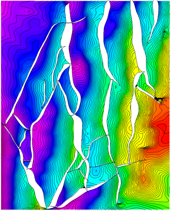 Using Fault Sticks To Generate Mapping Polygons - Petrosys