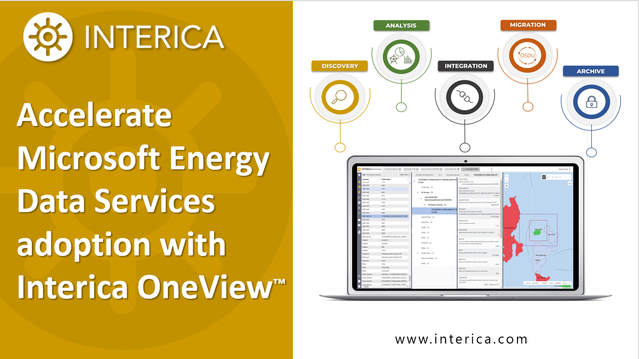 Interica OneView – Connecting to Azure Data Manager for Energy - Petrosys