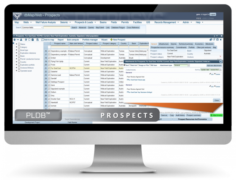 PLDB™ – Prospects and Leads Database - Petrosys