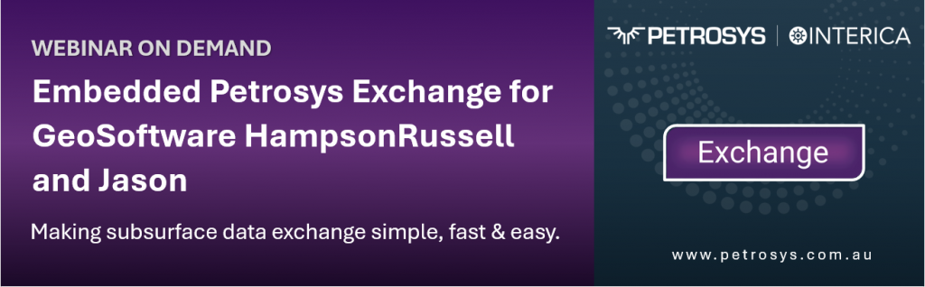 Petrosys Exchange Embedded in GeoSoftware | HampsonRussell & Jason ...