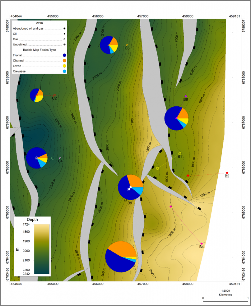 Creating bubble maps in Petrosys PRO - Petrosys