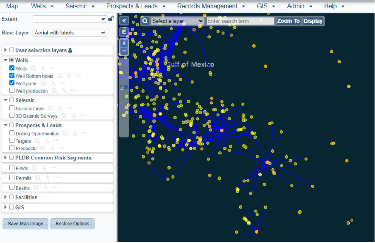 dbMap/Web V 2023.1 featuring new Seismic Viewer - Petrosys