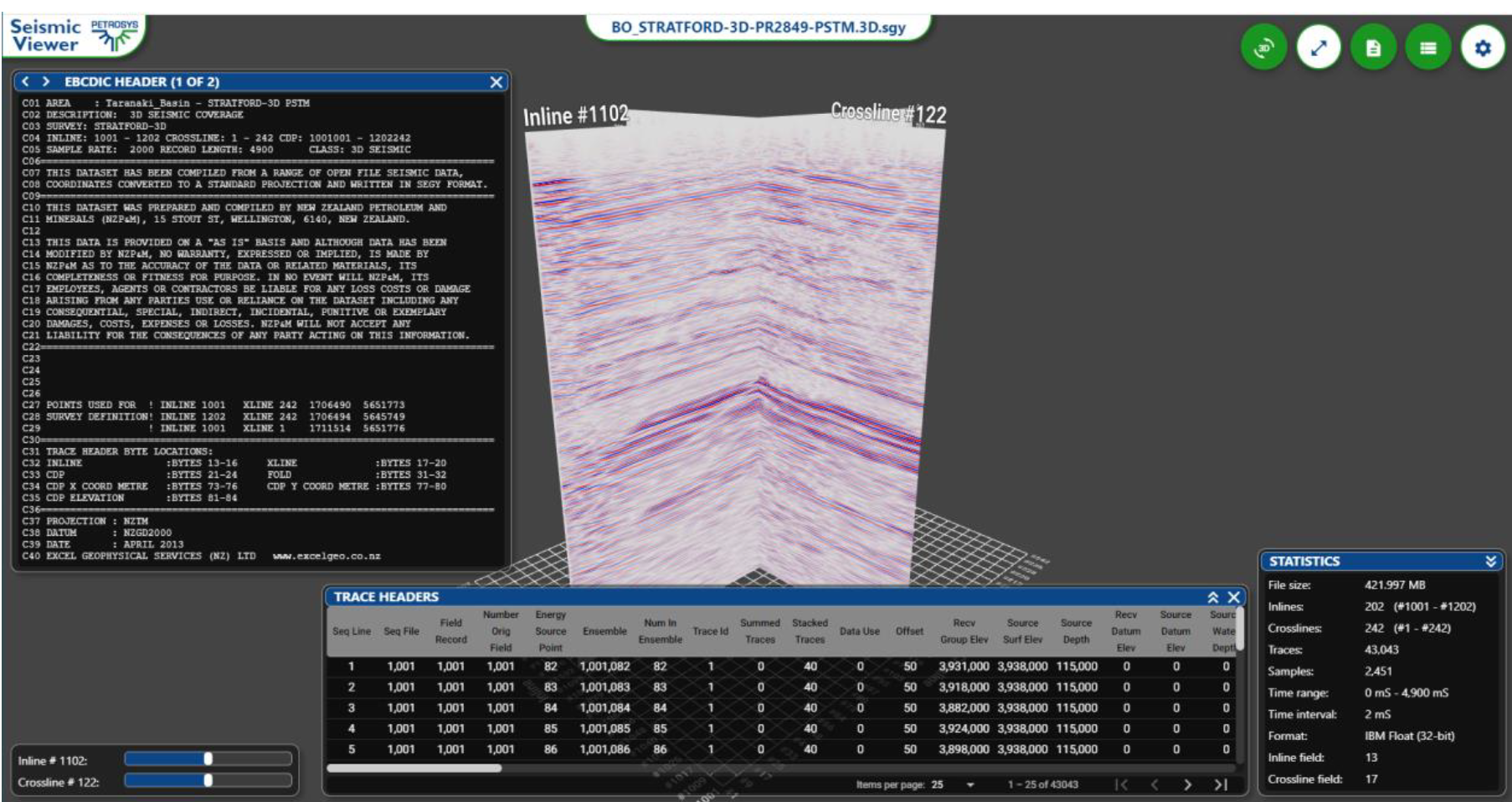 dbMap/Web V 2023.1 featuring new Seismic Viewer - Petrosys