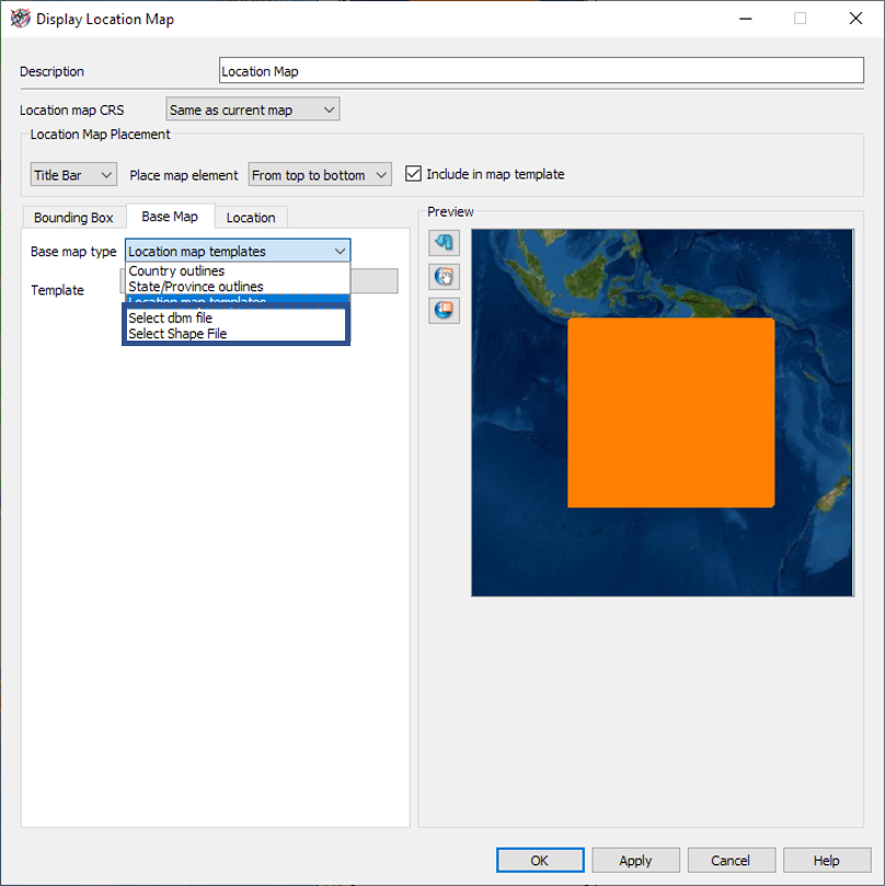Can I use a web map service as my location map? - Petrosys