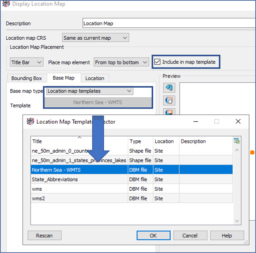 Can I use a web map service as my location map? - Petrosys