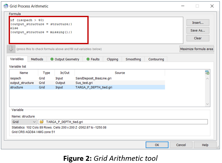 Grid Arithmetic – How to create conditional grids using if…else - Petrosys