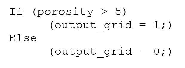Grid Arithmetic – How to create conditional grids using if…else - Petrosys